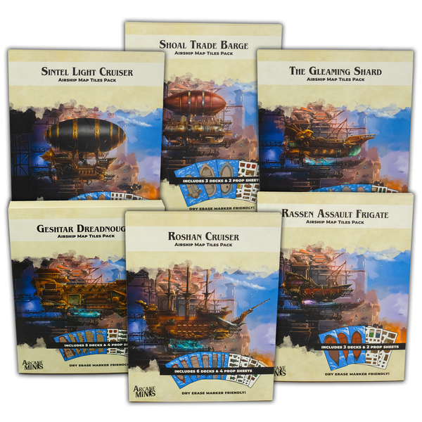 Airship Map Tiles 6 Pack Bundle – Sordane Publishing